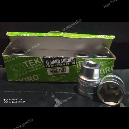 Jual Tekiro Mata Sock 1/2" 24mm / Mata Sok 24 mm 6 PT Kunci Sock Tekiro - Kota Surabaya - Jago ...