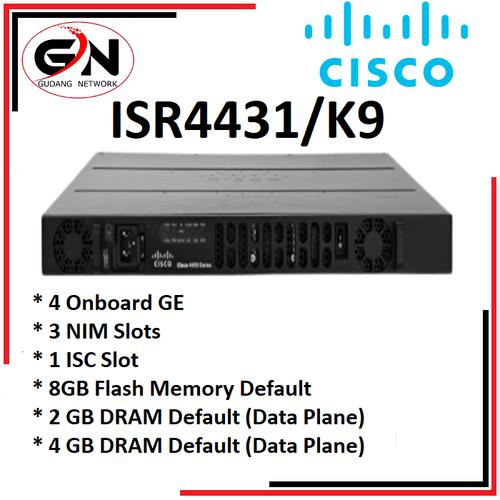 Jual Cisco 4400 Series Integrated Service Router [ISR4431/K9] - Jakarta ...