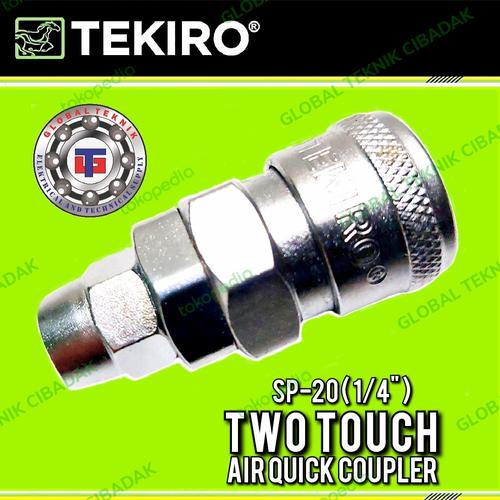 Jual tekiro quick coupler two touch sp 20 (1/4") - AAT SP-20 - Kab. Tangerang - GLOBAL TEKNIK ...