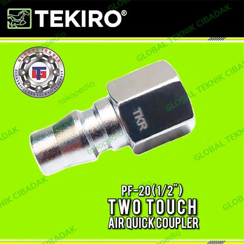 Jual tekiro quick coupler plug pf 20 (1/4") - Tekiro PF-20 - Kab ...