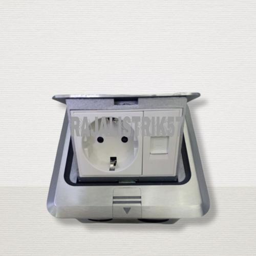 Jual STOP KONTAK LANTAI TANAM FLOOR POWER SOCKET OUTLET ARDE DAN DATA ...