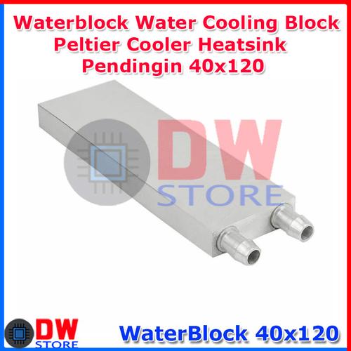 Jual Waterblock Water Cooling Block Peltier Heatsink Pendingin 40x120 ...