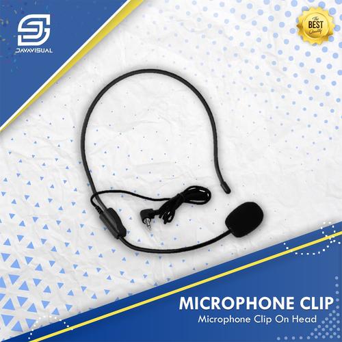 Jual Microphone Clip On Head Audio - Mic Bando Kepala Call Cent - Kota ...