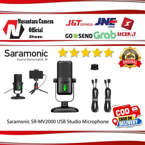 Jual Saramonic SR-MV2000 USB Studio Microphone - Garansi Resmi PODCAST VLOG - Jakarta Pusat ...
