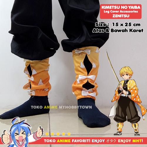 Jual Leg Cover Anime Kimetsu no Yaiba Demon Slayer Zenitsu Agatsuma ...