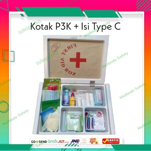 Jual Kotak P3K Isi Lengkap Dinding Tipe C Untuk 100 Orang/Kurang ...