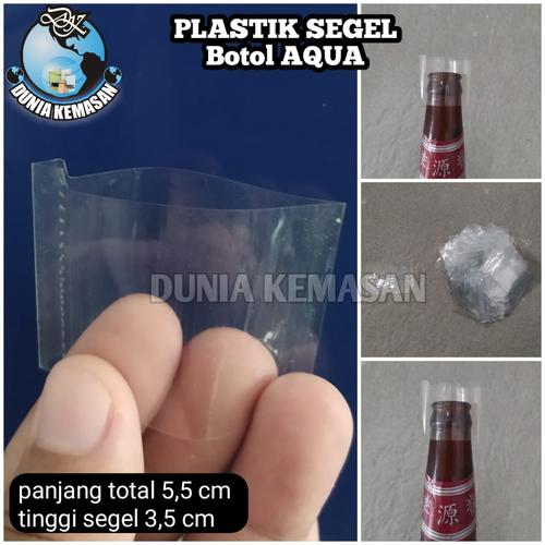 Jual 300 PCS PLASTIK SEGEL BOTOL AQUA KECAP SIRUP TRANSPARAN PLASTIK ...