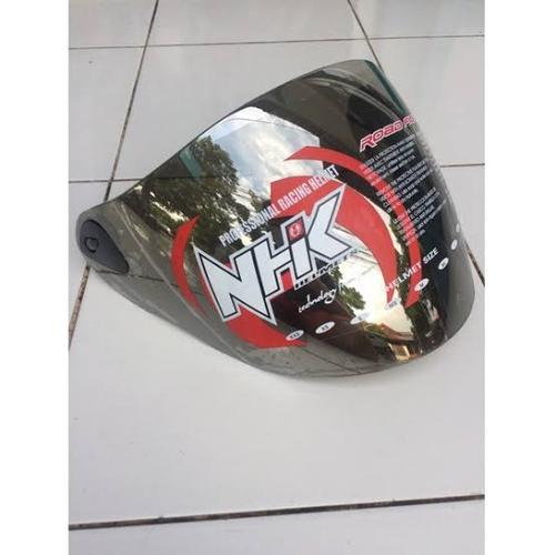Jual Visor Iridium NHK R6 Original | Kaca helm ori silver blue rainbow ...