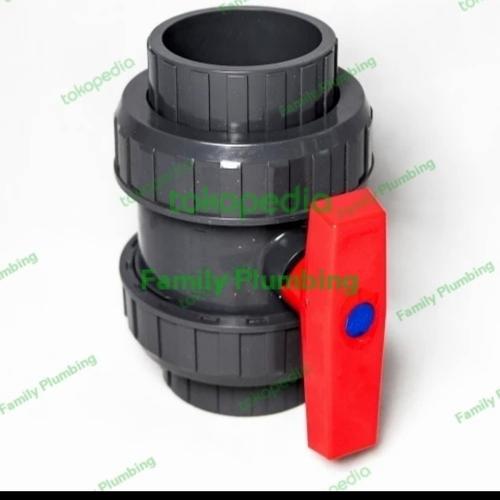 Jual BALL VALVE TRU TRUE UNION VALVE WATERMUR WATER MOOR MOR MUR PVC 1/ ...