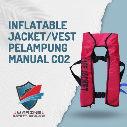 Jual Inflatable life jacket pelampung gas CO2 Manual Safety READY BATAM ...