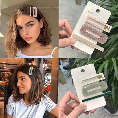 Jual Jepitan Rambut Korean Style Bahan Besi Aksesoris Fashion - Putih ...