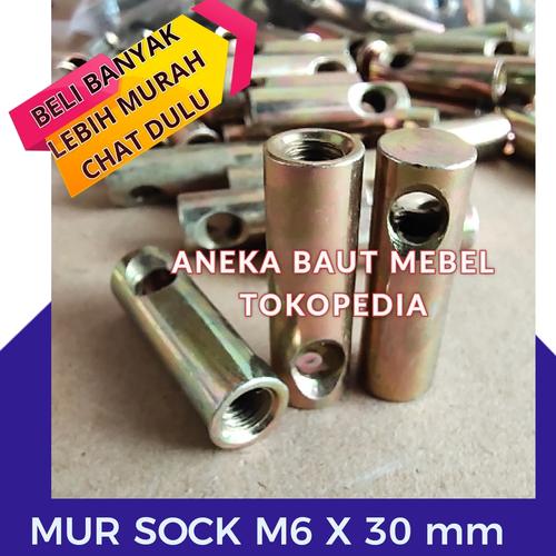 Jual MUR SOCK M6x30 mm / M6 x 30 / Mur JRN - Kota Semarang - ANEKA BAUT ...