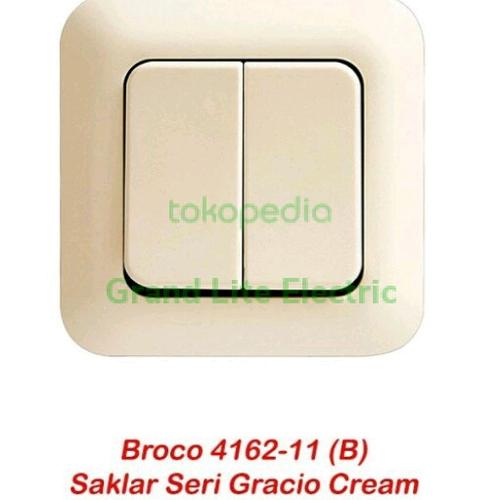Jual BROCO 4162 -11 (B) saklar seri gracio cream - Jakarta Pusat ...