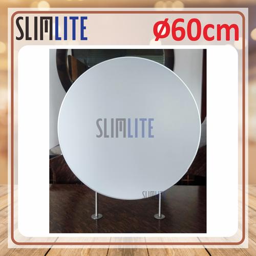 Jual Sign Board Bulat 60cm / Neon Box tanpa Lampu / Papan Nama bulat ...