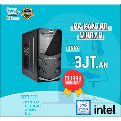 Promo PC Rakitan Kantor Core i7 4790 8GB with SSD | PC Office i7 Gen 4th - 120GB - Kota Surabaya ...