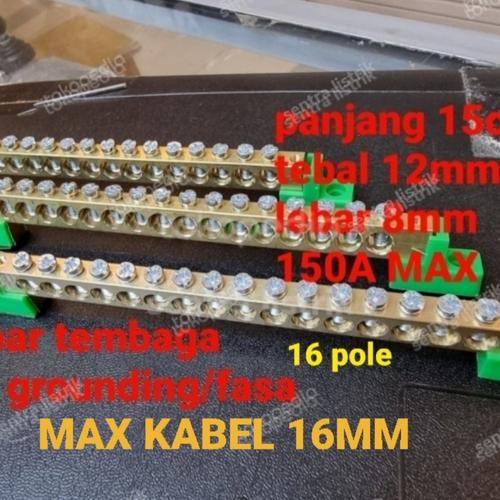 Jual busbar tembaga grounding - Jakarta Barat - sentra listrik | Tokopedia