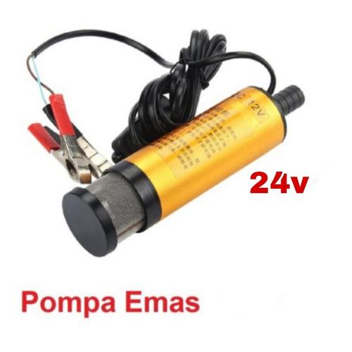 Jual Pompa Air celup DC 24v mini kecil portable pompa oli minyak 24V ...