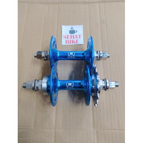 Jual Hub Single Speed Novatec ANO BLUE Lubang 36 17T Doltrap Seal ...