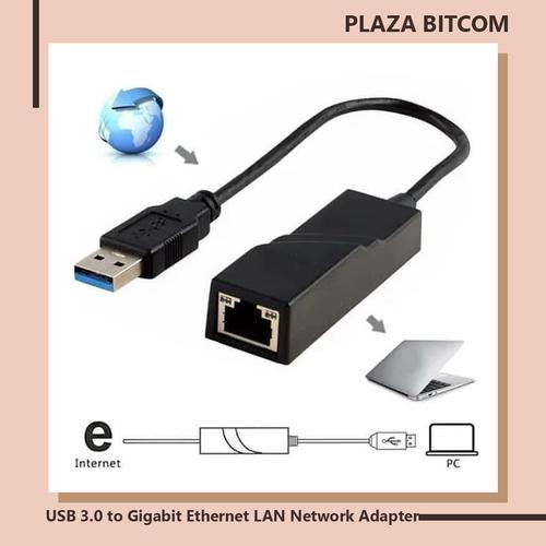 Jual USB 3.0 to Gigabit Ethernet LAN Network Adapter | PLAZA BITCOM ...