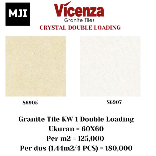 Jual Granit Granite Tile Lantai 60x60 Double Loading Putih Krem Kuning ...