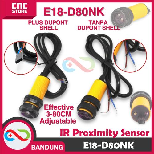 Jual [CNC] E18-D80NK ADJUSTABLE INFRARED PROXIMITY DISTANCE SENSOR ...