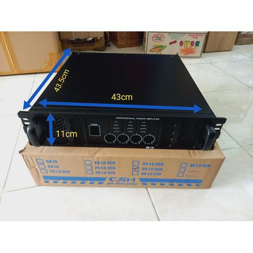 Jual BOX POWER AMPLIFIER 4CH GB 1.6 Box power amplifier 4 channel GB1.6 ...