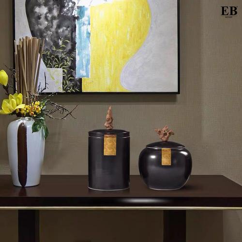 Jual Guci Keramik Set / Ginger Jar Vase Set 56/3-4 - Jakarta Utara ...