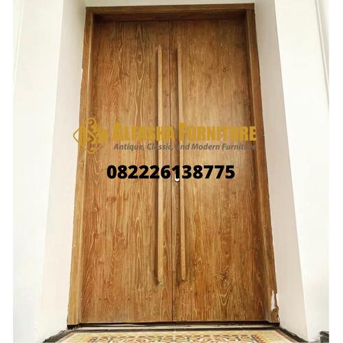Jual pintu kayu jati tpk model blok finishing rustic - Kab. Jepara ...