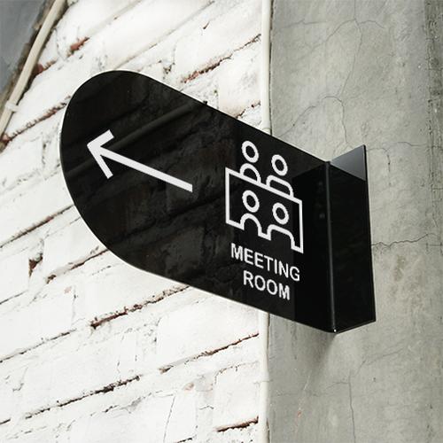 Jual Wall Decor Pop Up Wayfinding Sign - Meeting Room - Kota Bandung ...