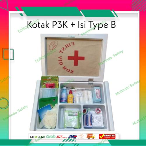 Jual Kotak P3K Isi Lengkap Dinding Tipe B Untuk 50 Orang/Kurang ...