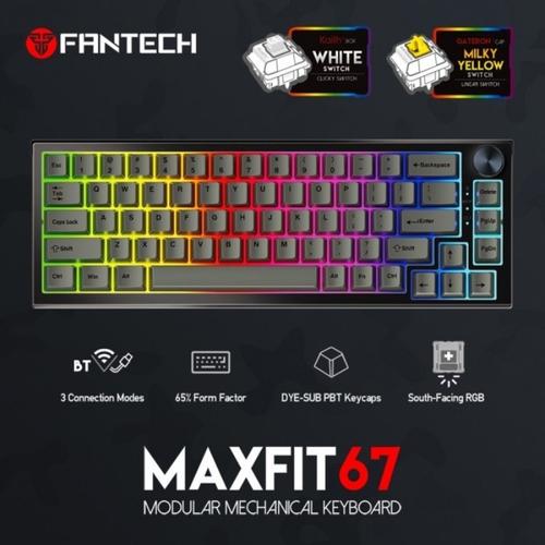 Jual FANTECH MAXFIT67 MK858 WIRELESS MECHANICAL KEYBOARD GAMING MAXFIT ...