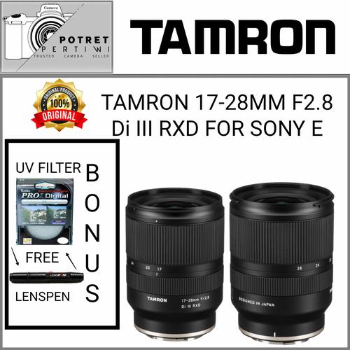 Jual TAMRON 17-28MM F2.8 Di III RXD FOR SONY E / LENSA TAMRON 17-28MM F2.8 - DISTRIBUTOR, WHITE ...