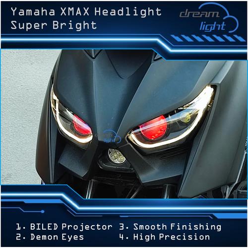 Jual Yamaha XMAX Custom Headlight Headlamp Projector Bi Led Premium ...