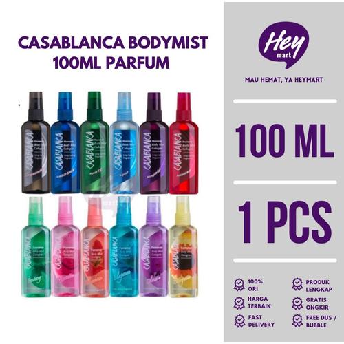 Jual CASABLANCA MIST BODY SPRAY PERFUME PRIA WANITA BODYMIST COLOGNE ...