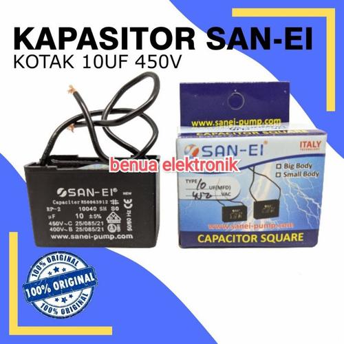 Jual Promo 10 uf 10uf KOTAK / 450 V SAN - EI Capacitor / Kapasitor ...