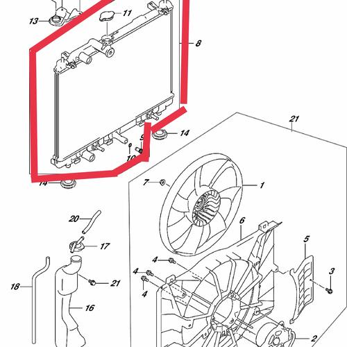 Jual Radiator assy All new Ertiga Tipe Manual Original SGP - Jakarta ...