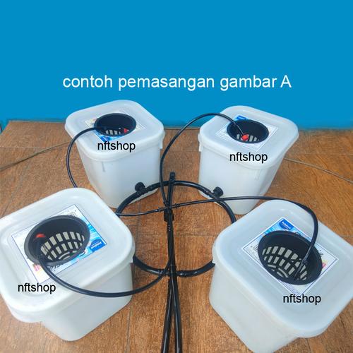 Jual Set Lengkap Dutch Bucket Selang 16mm Tanaman Sayur Buah Hidroponik ...