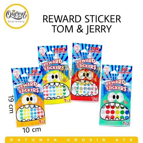 Jual REWARD STICKER TOM & JERRY / STICKER KECIL / STICKER REWARD - DOT ...