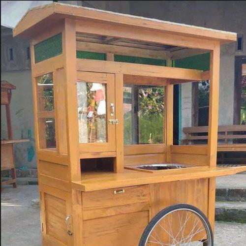 Jual gerobak bakso dorong roda becak free ongkir - 130x55x180 - Kab ...