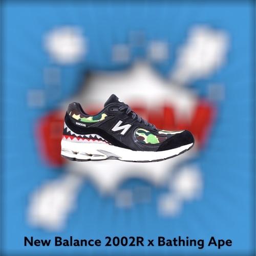 Promo Nb 2002r New Balance 2002r x Bape Green ORIGINAL - Hijau, 40 ...