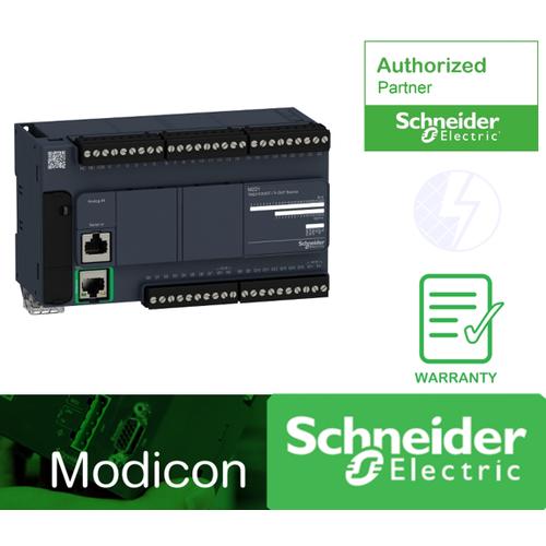 Jual TM221C40T PLC Schneider Modicon Controller 40 I/O transistor PNP ...