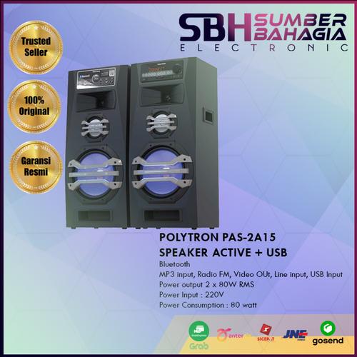 Jual POLYTRON PAS-2A15 SPEAKER ACTIVE + USB (NEW) (KHUSUS BANDUNG) - Kota Bandung ...