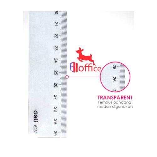 Jual Penggaris 30 CM Deli / Penggaris Plastik / Mistar - Kota Bandung ...