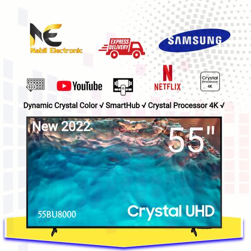 Jual SAMSUNG 55BU8000 55 INCH SMART TV CRYSTAL UHD 4K NEW 2022 - Kota Tangerang Selatan - NE ...