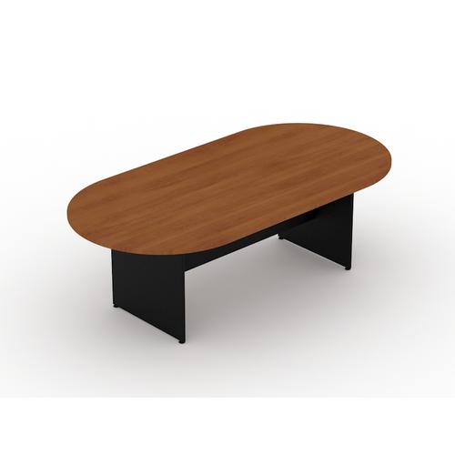 Promo Meja Kerja Uno Office / Meja Meeting - OVAL - Cherry, 240 Cicil 0 ...