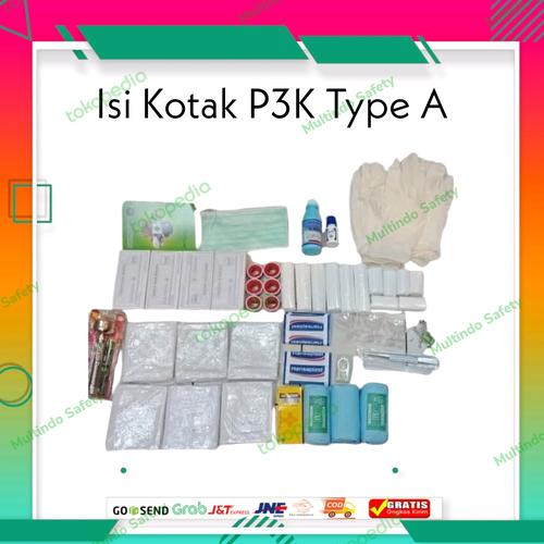 Jual Isi Obat P3K Lengkap tipe A / Isi Kotak P3K Dinding Tipe A First ...