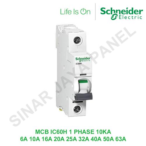 Jual MCB IC60H 10KA 1 PHASE 6A 10A 16A 20A 25A 32A 40A 50A 63A - 6A ...