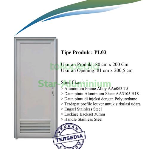 Jual Pintu Aluminium PL03 - Sand Ivory - Jakarta Barat - Star-Aluminium ...