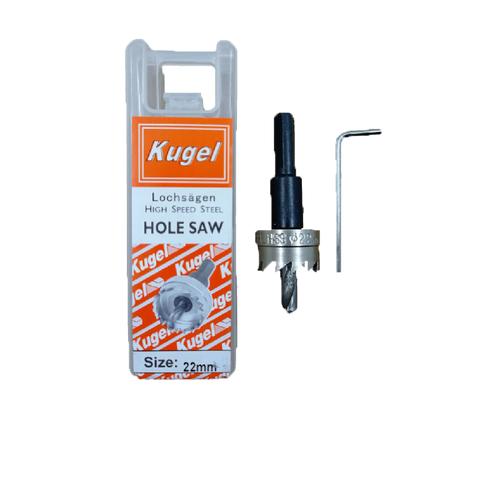 Jual Hole Saw Besi 22mm / HoleSaw Besi 22mm / Mata Bor Besi 22mm KUGEL ...