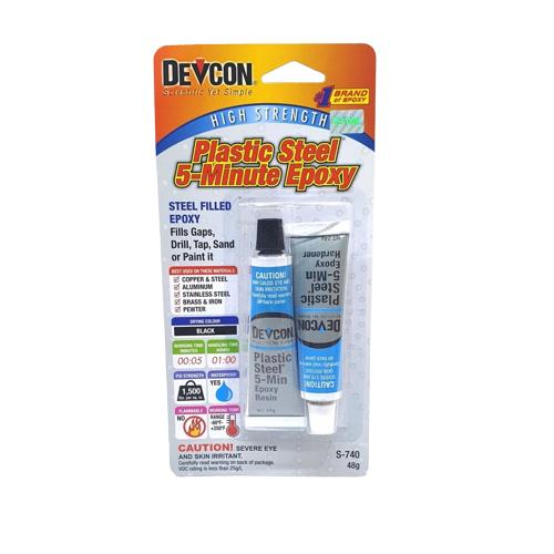 Jual DEVCON S-740 Plastic Steel 5 Menit Epoxy Adhesive - Lem Besi ...